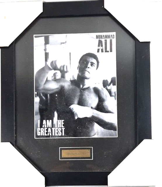 MUHAMMAD ALI I Am The Greatest Framed Photo Muhammad Ali EUR 32,59 ...