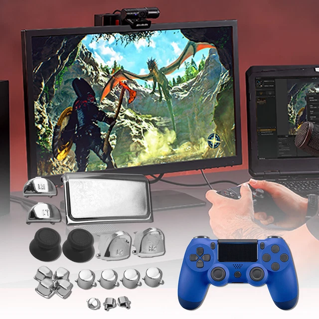 FULL SET BUTTON Replacement Kit for PS4 Slim Game Controller JDM-040 ...