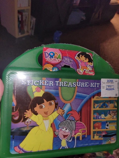 SANDYLION NICKELODEON DORA The Explorer Sticker Treasure Kit NEW SEALED ...
