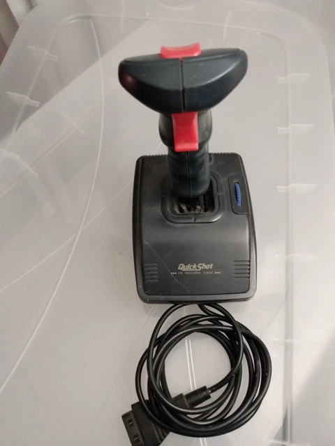 VINTAGE UNTESTED QUICKSHOT Warrior 5 QS-123A Deluxe Analog Joystick $15 ...
