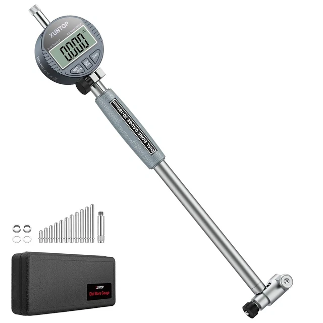 DIGITAL DIAL BORE Gauge Indicator Internal Cylinder Measuring 50-160mm ...