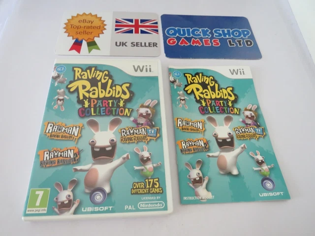 RAVING RABBIDS: PARTY Collection Nintendo Wii pal version EUR 26,35 ...