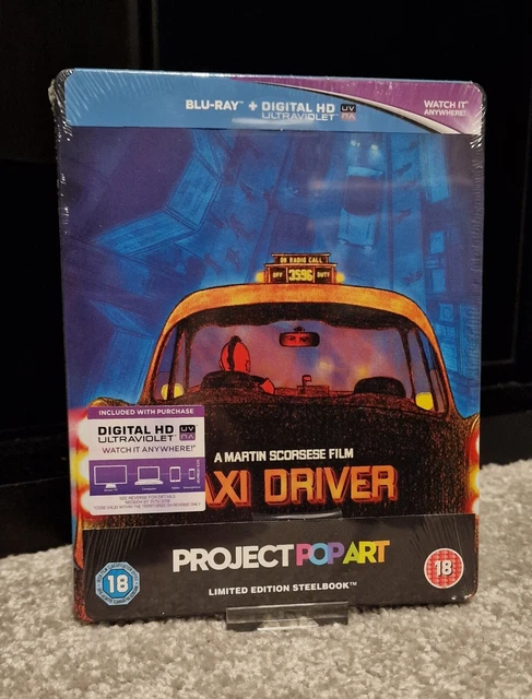 TAXI DRIVER BLU-RAY Steelbook (Project Pop Art Ltd 1000) **Factory ...