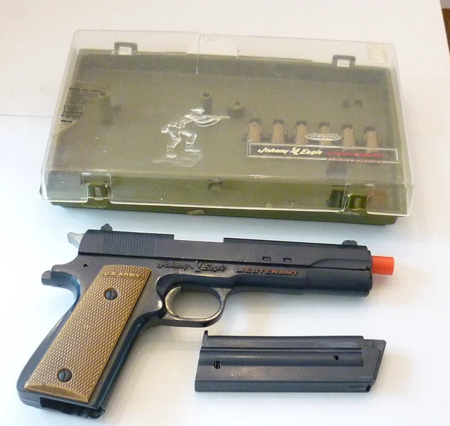 TOPPER JOHNNY EAGLE Lieutenant Pistol with Partial Case and Six Shell ...
