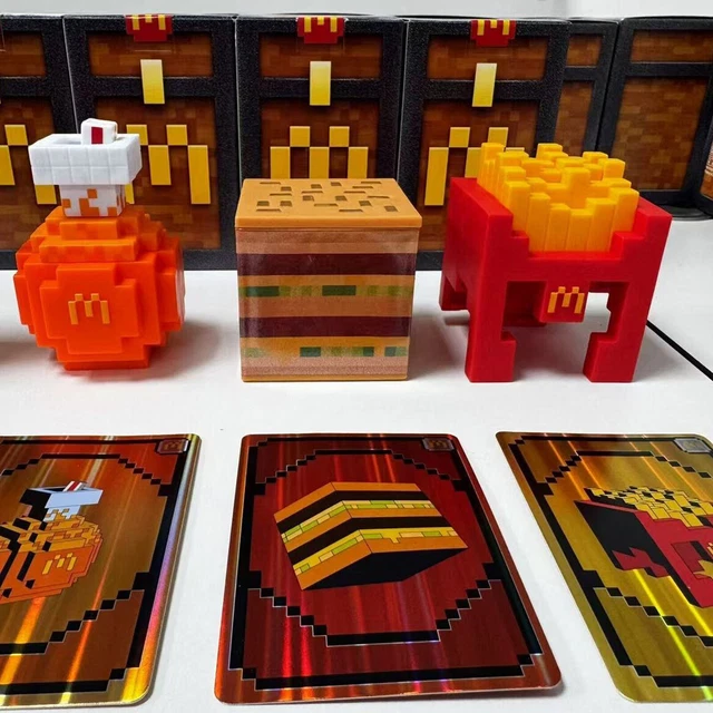 MCDONALD'S 2025 AU X A Minecraft Movie Collectable Toys &Card & Unused ...