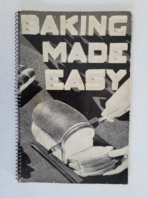 BAKING MADE EASY- Robin Hood Flour Mills Limited Cookbook Vintage 1941 ...