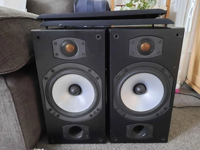 MONITOR AUDIO BRONZE B2 hifi bookshelf speakers audiophile quality £40. ...