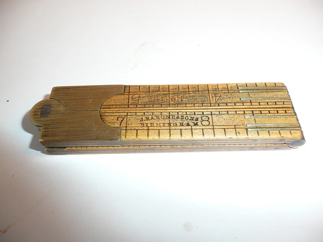 VINTAGE RABONE NO 1152 12” 4 Fold Boxwood Rule £9.99 - PicClick UK