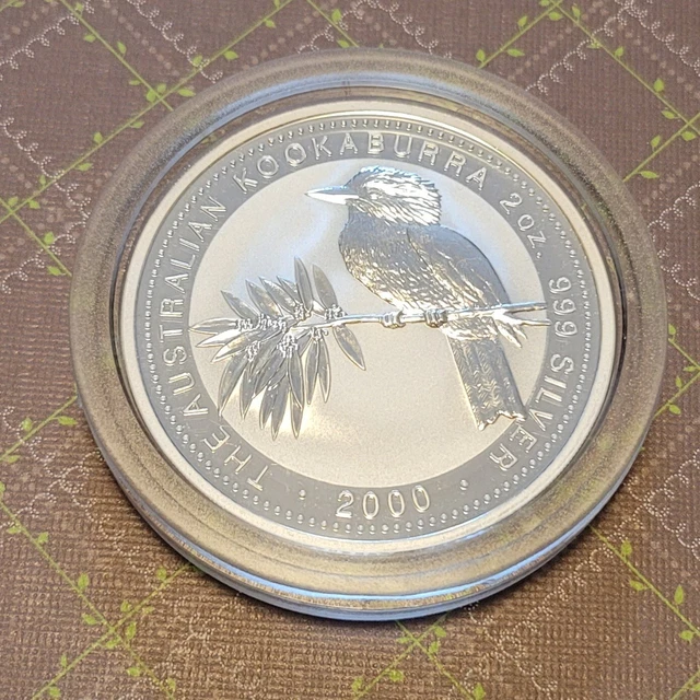 2000 AUSTRALIA 2OZ Kookaburra Silver Coin $120.00 - PicClick CA