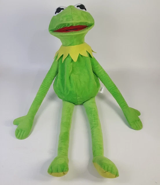KERMIT THE FROG Hand Puppet Disney The Muppets Ventriloquist Soft Toy ...
