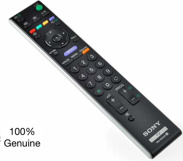 NEW 100% GENUINE Sony RM-ED009 / RMED009 TV Remote Control Original For ...
