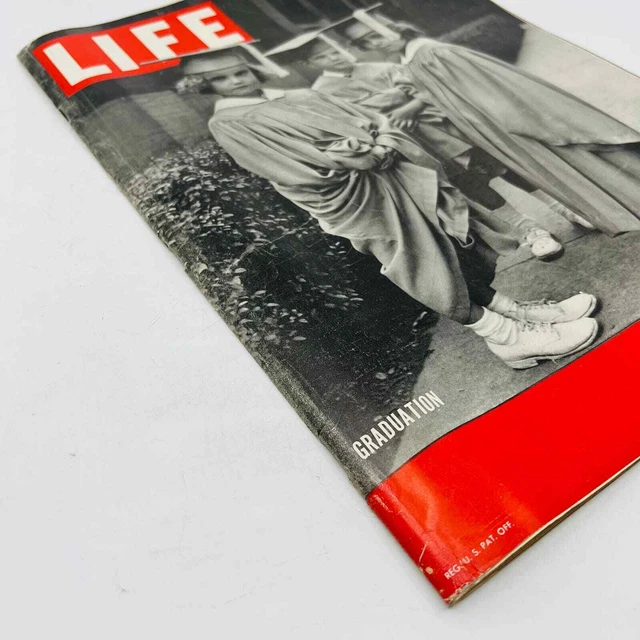 LIFE MAGAZINE JUNE 25, 1945 Eva Braun Eisenhower British Election ...