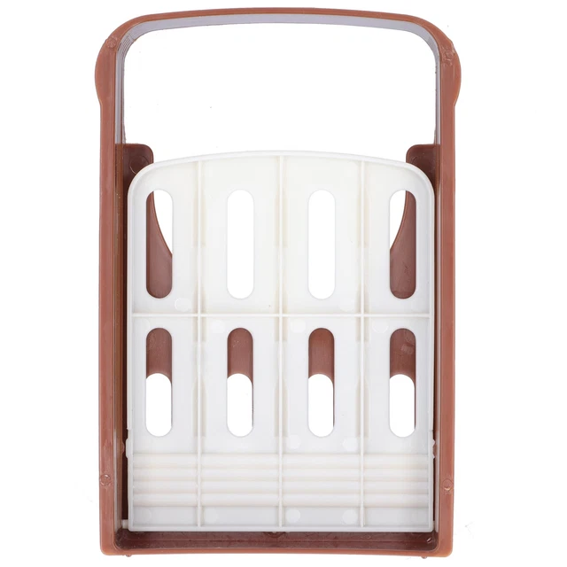 COFFEE BREAD CUTTER ABS Foldable Adjustable Slicing Cutting Machine Ki ...