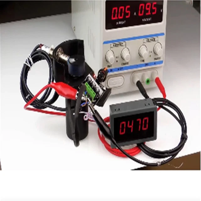 LED MOTOR TACHOMETER RPM Gauge Speed Meter Measuring Instrument Sensor ...