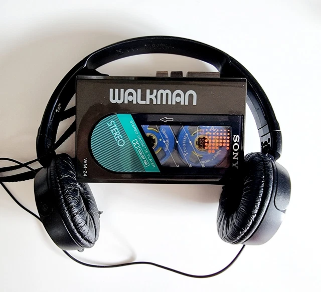 VINTAGE SONY WM-24 Walkman Cassette Player Dolby NR WORKING + Sony ...