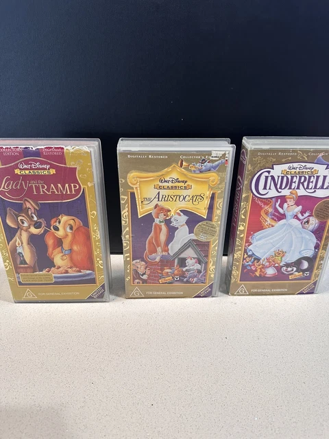 WALT DISNEY CLASSICS VHS Bundle, Ltd Release, Gold Sleeve Collector's ...