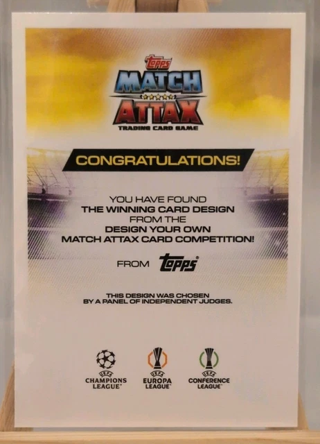 MATCH ATTAX 2025 2026 Phil Foden Man City Design Your Own Card Winner ...