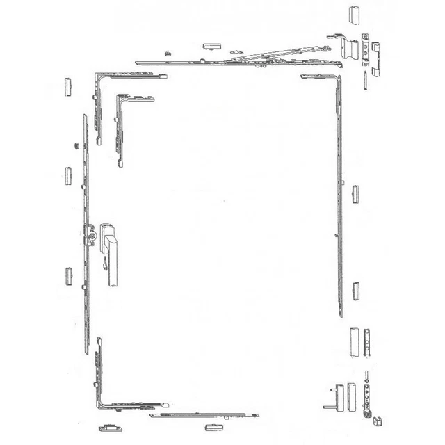 SIEGENIA REPLACEMENT TILT and Turn Upvc Window Mechanism Full Kit - All ...