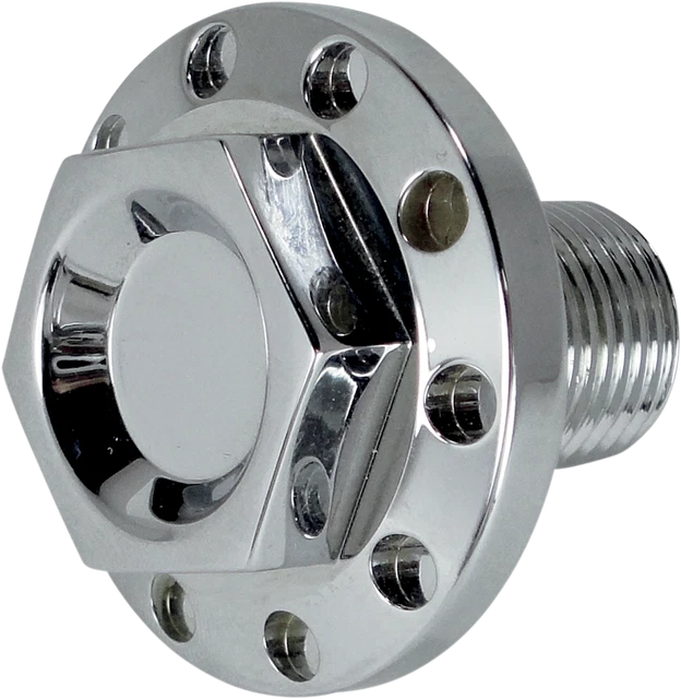 10-011C STEERING STEM Nut Chrome Harley Xl 1200 C Sportster Custom 2012 ...