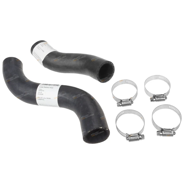 UPPER & LOWER Radiator Coolant Hoses for Hilux KUN16 KUN26 3.0L 1KD-FTV ...