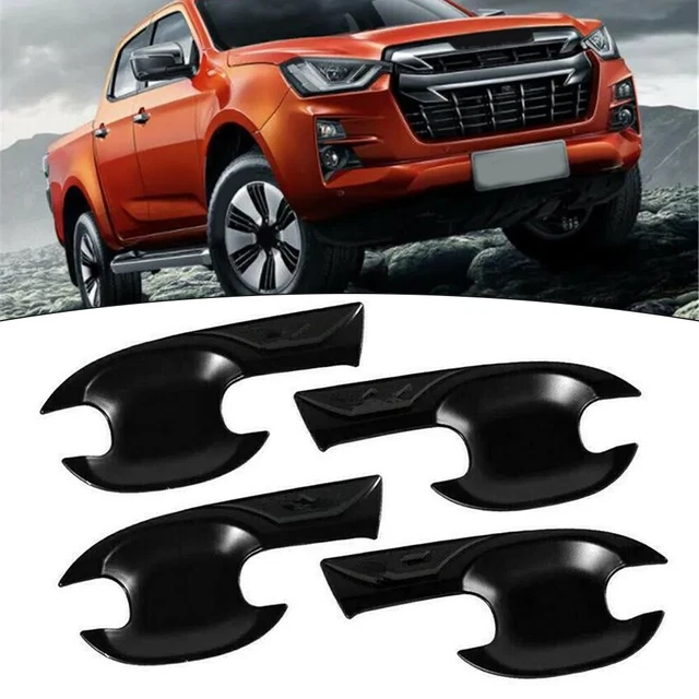 UPGRADE YOUR FOR Isuzu DMax 2021 2024 with Matte Black Door Handle Cover Trims $37.47 - PicClick AU