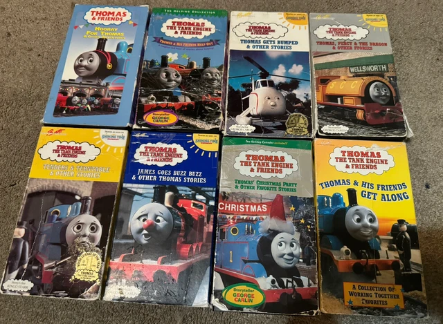 THOMAS THE TANK Engine VHS Tape Lot Of 8 Train Dragon Tenders Buzz Buzz ...