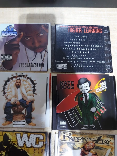 RAP HIP HOP CD Booklet Art Lot Nate Dogg WC Scarface No Discs $11.69 ...