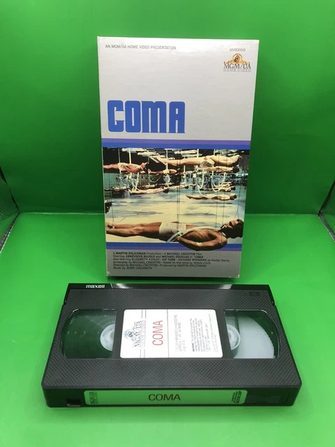 COMA VHS TAPE - Big Box (Michael Douglas, 1978) £4.61 - PicClick UK