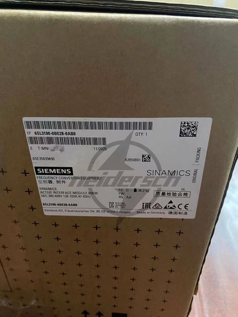ONE NEW 6SL3100-0BE28-0AB0 SIEMENS SINAMICS S120 ACTIVE INTERFACE ...