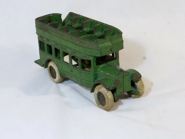 ARCADE USA NR. 316 Doppeldeckerbus Mit Fahrer 20,5 Cm Jahre 30 RAR EUR ...