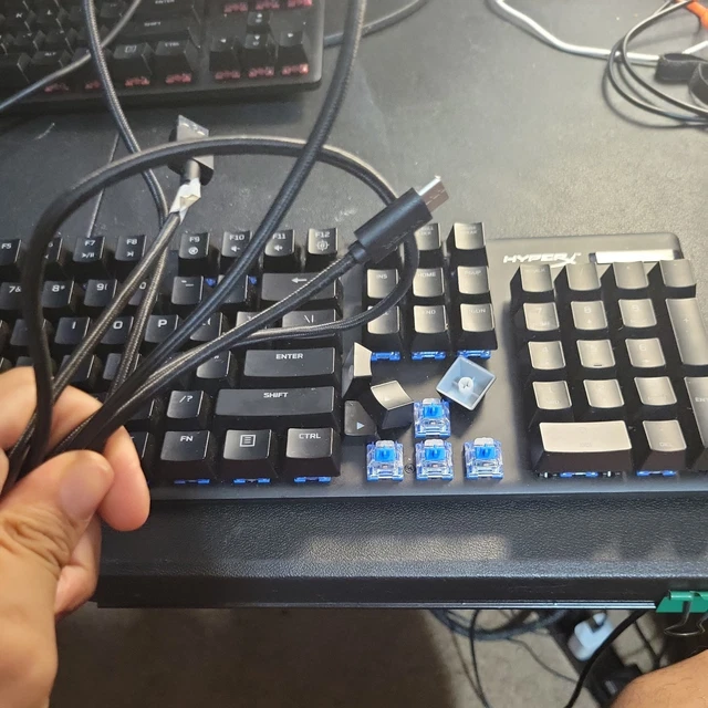 HYPERX ALLOY ORIGINS - Mechanical Gaming Keyboard Clicky HX Blue Switch ...