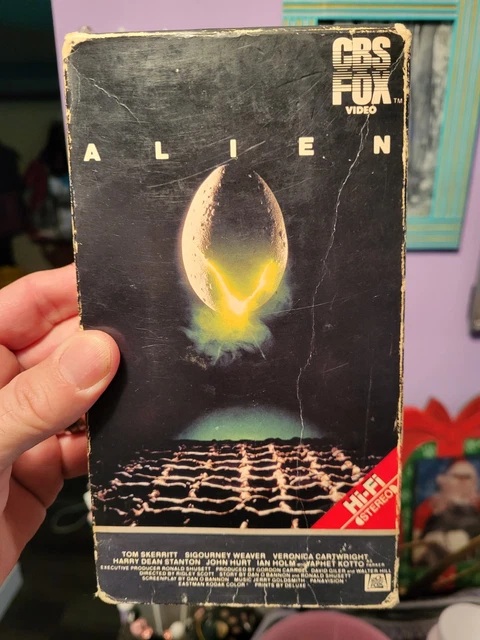 ALIEN VHS (1979) CBS Fox Video 1984 Release Red Label (Rare) $8.00 ...