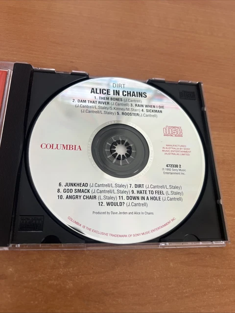 ALICE IN CHAINS Dirt CD 💿-LIKE NEW CONDITION 🔴 $15.00 - PicClick AU