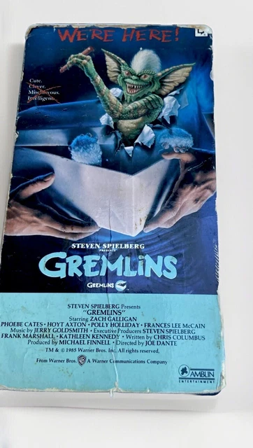 “RARE GREMLINS”, VHS 1985 Warner Bros. Horror Steven Spielberg, Out Of ...