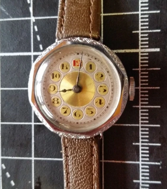 RARE ANTIQUE LADIES Watch Running Marked Kjag Kollmar & Jourdan 15 ...