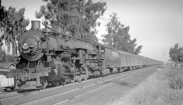 SP SOUTHERN PACIFIC Railroad Train, Engine No 4362, Type 4-8-2 Old ...