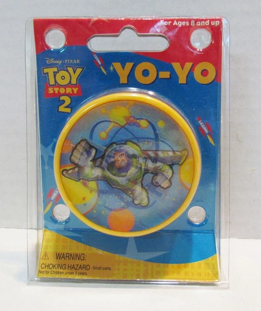 TOY STORY 2 Buzz Lightyear Yo-Yo Moc Mip Unused Lenticualr Flicker ...