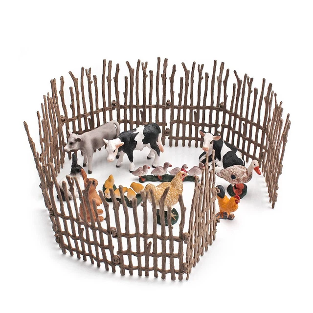 SET DI 10 pannelli modello recinzione ranch fattoria in PVC per ...
