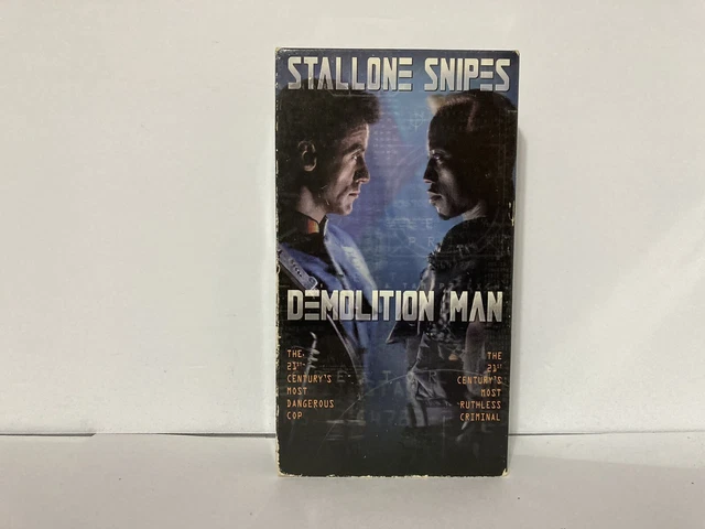Demolition Man Vhs 1994 Sylvester Stallone Wesley Snipes Eur 3 28