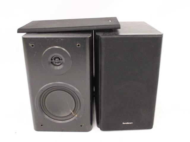 PAIR OF SANDSTROM SHFTPPH10 Loudspeakers, 6 OHM, BLACK, TESTED WORKING ...