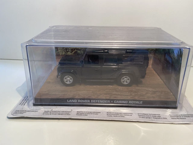 JAMES BOND CARS Collection #85 Land Rover Defender Casino Royale £19.99 ...