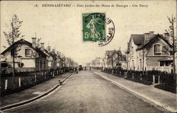 CARTE POSTALE HÉNIN Liétard Hénin Beaumont Pas de Calais, Cités Jardins des... - 3870111 EUR 11 ...