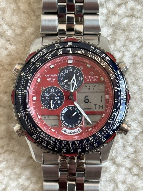 OROLOGIO CITIZEN PROMASTER Navihawk Flight Cronografo, Thunderbirds ...