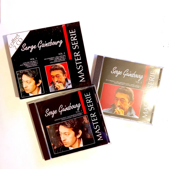 SERGE GAINSBOURG - COFFRET 2x CD’S VOL1 & VOL2 - MASTER SÉRIE / POLYGRAM 1992 EUR 9,90 - PicClick FR