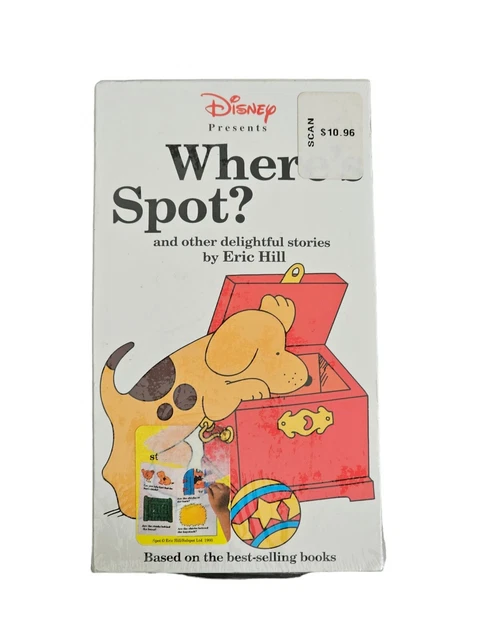 WHERE’S SPOT? VHS Video Tape 1993 King Rollo Films Eric Hill Walt ...