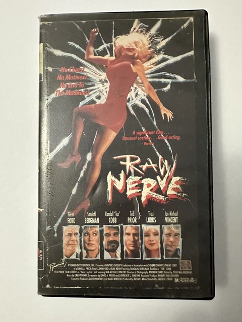RAW NERVE 1991 VHS AIP Home Video VHS Traci Lords Horror Thriller ...