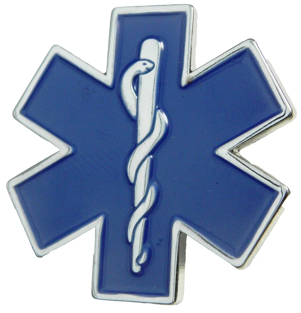 INSIGNE D'ÉTOILE DE vie Symbole médical Broche Caducée Ambulance Paramédic EUR 10,61 - PicClick FR