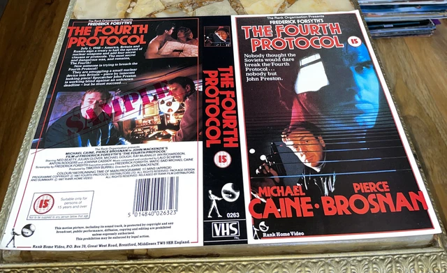 THE FOURTH PROTOCOL Rank Home Video Vhs Sleeve Only Promo £6.00 ...