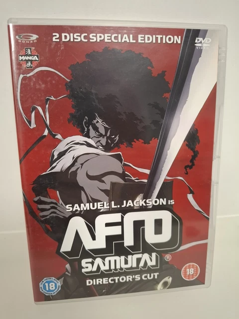 AFRO SAMURAI DIRECTOR'S Cut Manga Anime Dvd Region 2 English 2 Disc ...