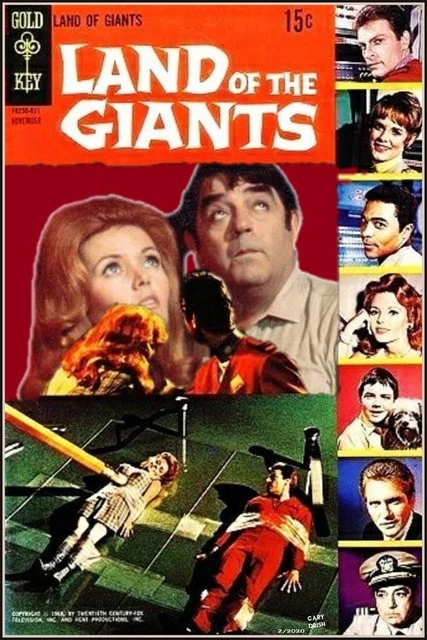 LAND OF THE Giants Gold Key Comic Book Cover Poster Print 10 X 13 £11. ...